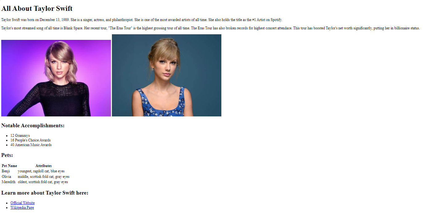 Assignments Main Page